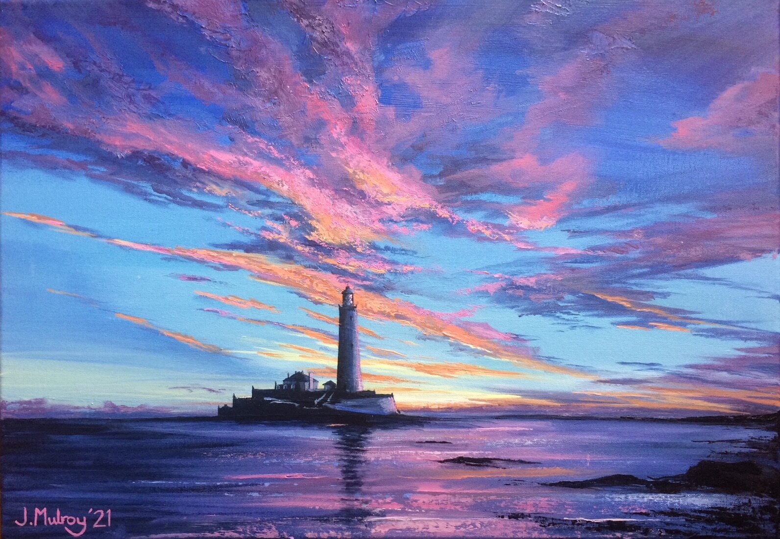 St Mary's Sunrise 2 - Come View My Art Gallery