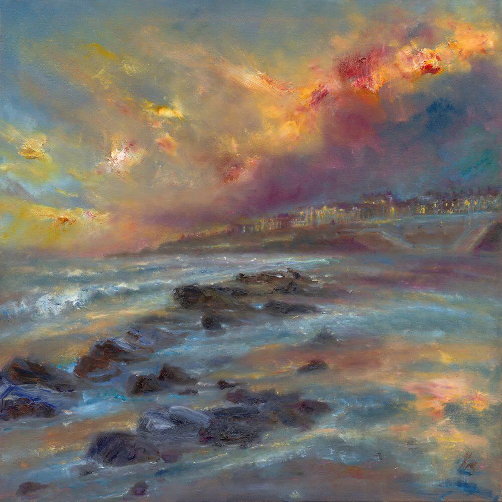 The Walk Back Home-Whitley Bay - Come View My Art Gallery